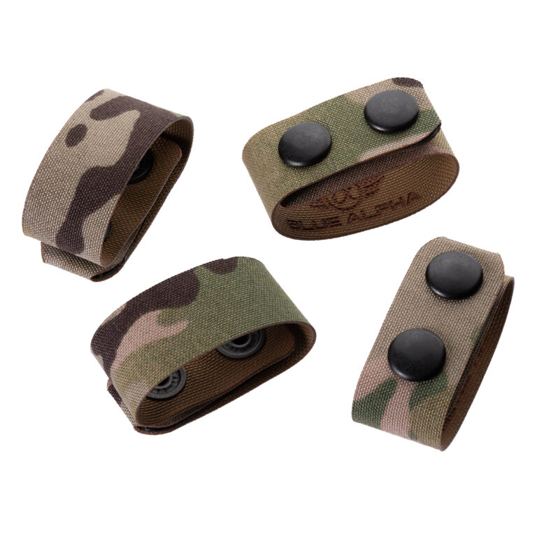 Belt Keepers (Set of 4) | Durable, Easy Attachment | Blue Alpha