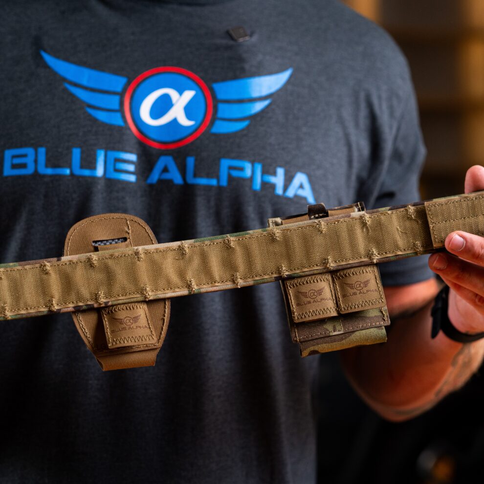 MOLLE Strap | Easy Gear Attachment, Simple to Install | Blue Alpha