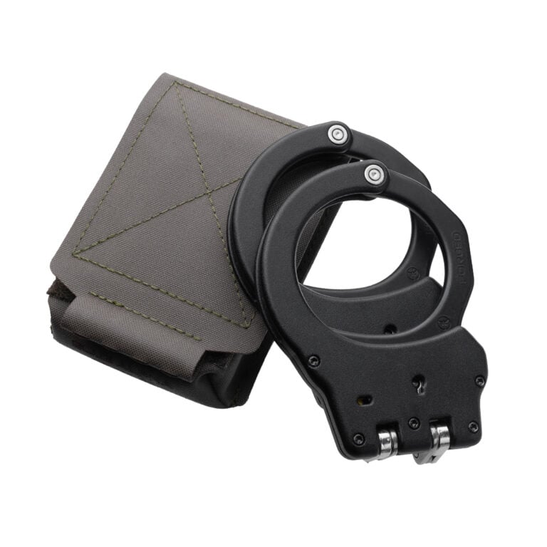 Enclosed Handcuff Pouch | MOLLE-Compatible, Easy Belt or Vest Attachment