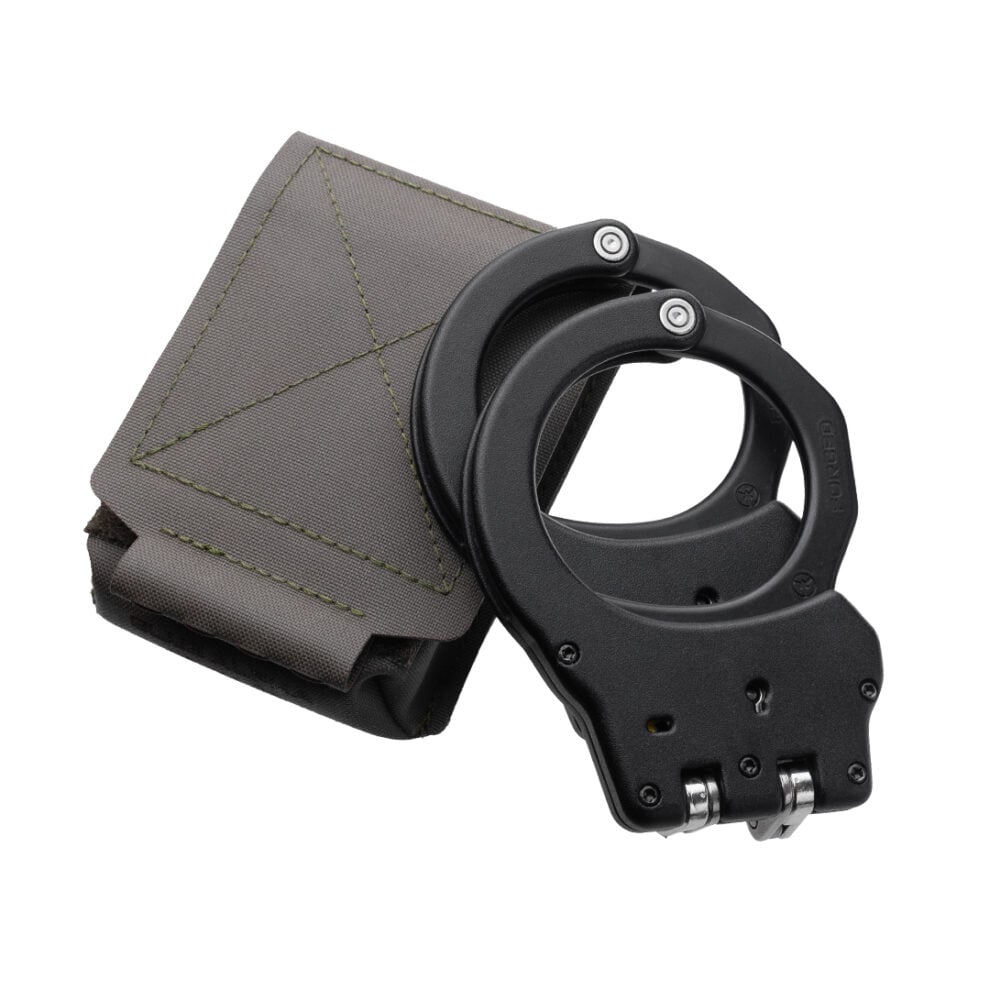 Enclosed Handcuff Pouch | MOLLE-Compatible, Easy Belt or Vest Attachment