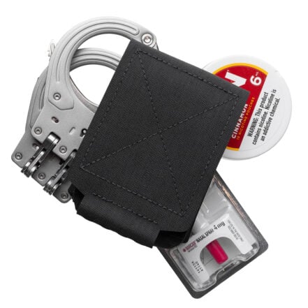 Enclosed Handcuff Pouch | MOLLE-Compatible, Easy Belt or Vest Attachment