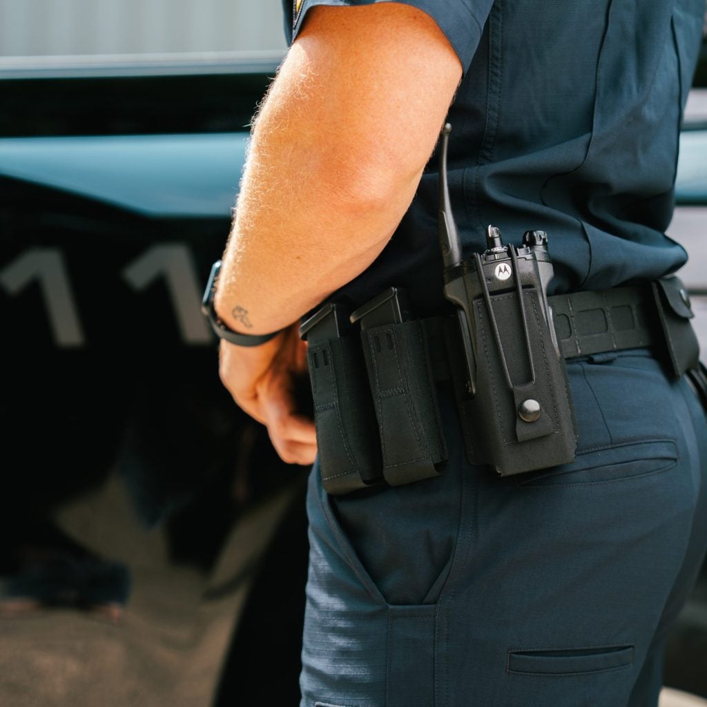 Radio Pouch | Blue Alpha